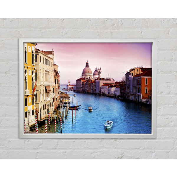 Bright Star Venedig am Fluss - Einzelne Bilderrahmen Kunstdrucke auf Leinwand | Wayfair.de